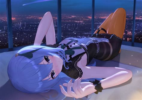 Hoshimachi Suisei And Hoshimachi Suisei Hololive Drawn By Nisemori Danbooru