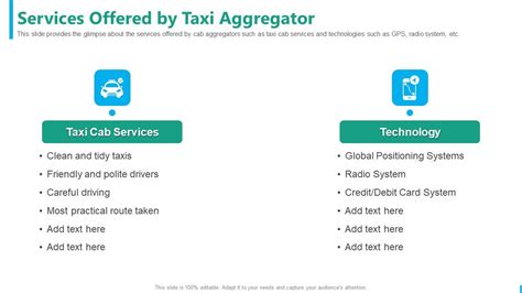 Taxi Aggregator Services Offered By Taxi Aggregator Structure Pdf
