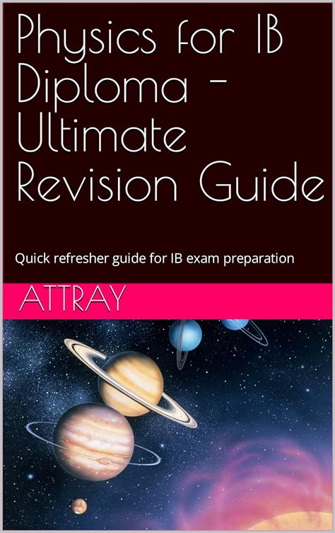 Amazon Com Physics For IB Diploma Ultimate Revision Guide Quick Refresher Guide For IB Exam