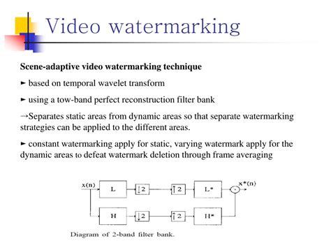 Ppt Digital Watermarking Algorithms And Applications Powerpoint Presentation Id3641470