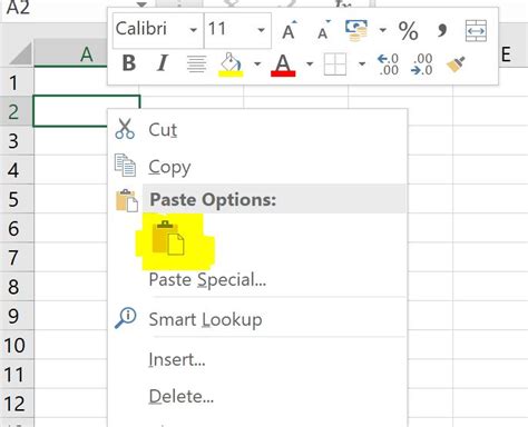 Missing Paste P Option In Excel Super User