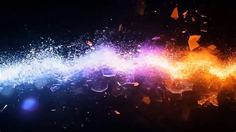Linear Energy Beam Transition For Futuristic Title Animation Videos