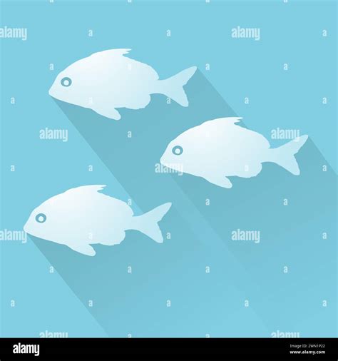 Three Fishes Draw Stock Vector Image Art Alamy