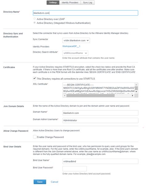 Configure Kerberos Authentication In Vrealize Identity Manager 334 Blanketvm