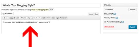 How To Embed Into Wordpress Interact Help Center