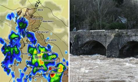 More Than 20 Flood Warnings Issued As Storms And Heavy Rain Sweep Uk