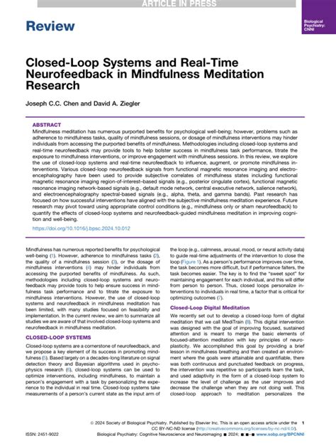closed loop systems and real time neurofeedback in mindfulness