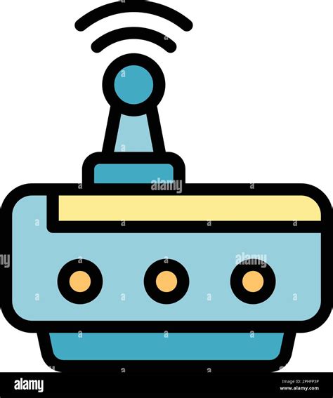 Internet Router Icon Outline Internet Router Vector Icon For Web Design Isolated On White
