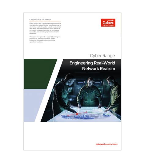 cyber ranges engineering real world network realism calnex