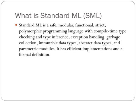 Ppt Standard Ml Powerpoint Presentation Free Download Id5744160