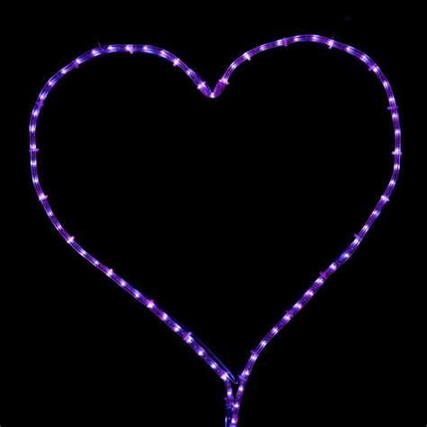Holidynamics Holiday Lighting Solutions Dynamic Rgbww Valentine Heart 69038 The Home Depot