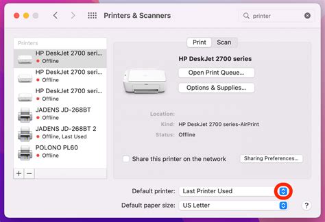 How To Set Default Printer On Mac Macos Ventura Or Earlier