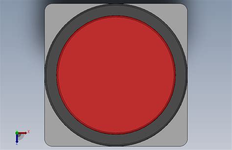 圆形按钮[gq115 C 11a╱r]按钮开关 Solidworks 2018 模型图纸下载 懒石网