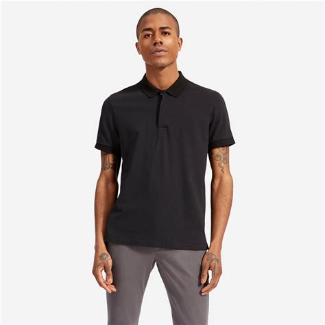 The Performance Polo Black – Everlane