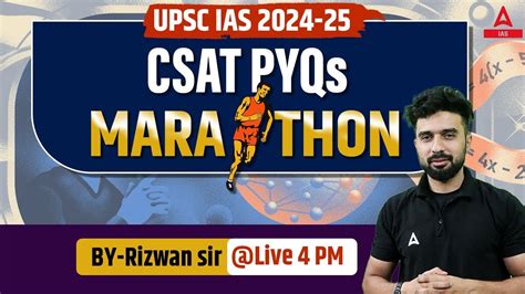 Csat Marathon Reasoning For Csat Upsc Csat Reasoning Classes 2024 By Rizwan Sir Youtube
