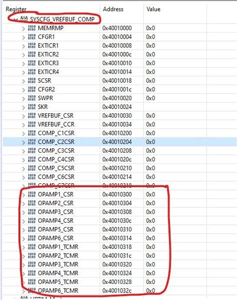 Stm32g4xxsvd File Opamp Missing Stmicroelectronics Community