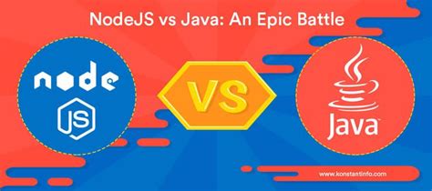 Nodejs Vs Java A Detailed Comparison How To Choose Java Frameworks