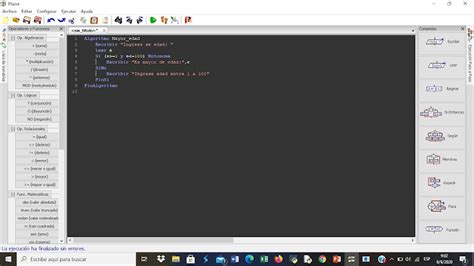 PROGRAMAS EN PSEUDOCÓDIGO EN PSEINT