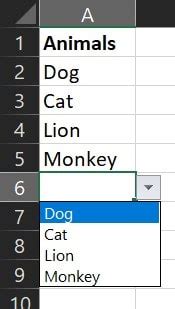 Create Drop Down List In Excel Basic Dynamic Or Dependent Y Sheet