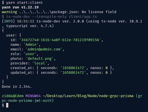 Build A Nodejs Grpc Server And Client Register And Login User 2025