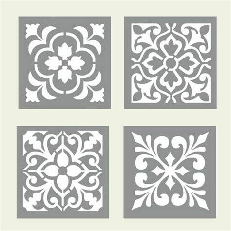 Трафарет для плитки своими руками (49 фото)