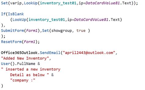 I Can Not Send Data In Form To Email Power Platform Community