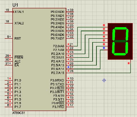 Interfacing 7 Segment Display To An 89c51 Microcontroller By Cf