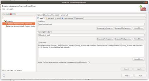 Install Script For Blender Addon Development In Eclipse 0k