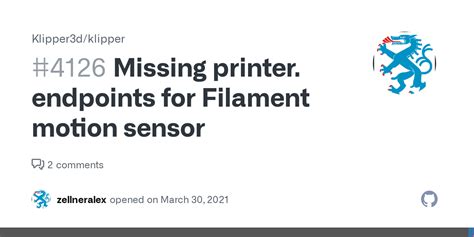 Missing Printer Endpoints For Filament Motion Sensor · Issue 4126
