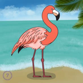 How To Draw A Flamingo A Step By Step How To Mimi Panda