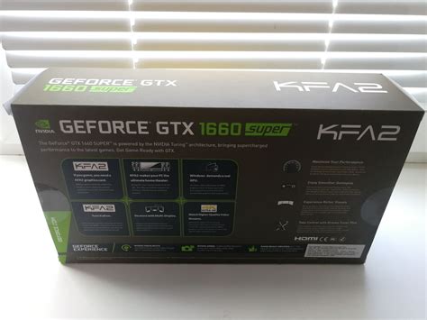 Видеокарта KFA2 GeForce GTX 1660 SUPER EX 1-CLICK OC 6G — купить в ...