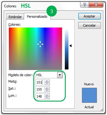 Nube De Datos Obtener Los Valores RGB Y HSL En Excel Sin VBA