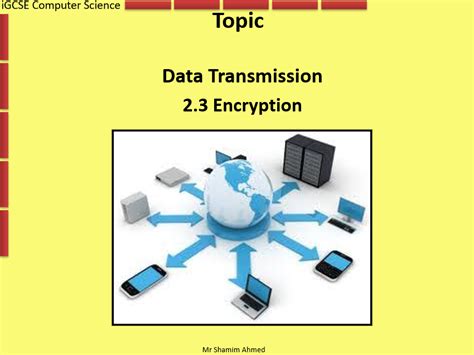 IGCSE Computer Science Unit 2 Data Transmission 2 3 Encryption