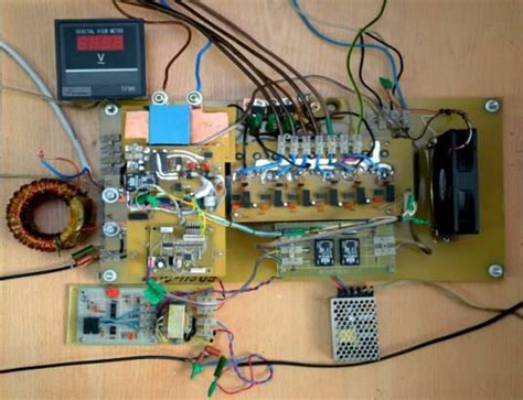 Shows An Oscillogram Of Sinusoid Shaped Output Voltage Of The Inverter Download Scientific
