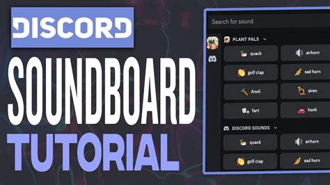 How To Use Discord Soundboard Youtube