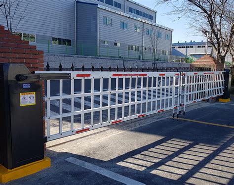 산업용차단기휀스형차단기 특수목적 차량차단기 마노기술주 취급폼목 소개