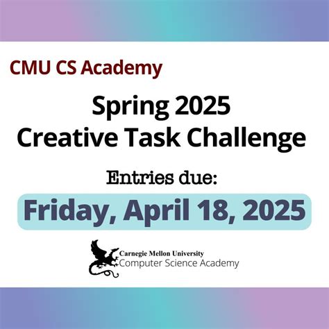 Reminder Spring2025creativetaskchallenge Wherecodingmeetscreativity