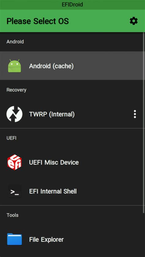 Efidroid A Second Stage Bootloader Using Uefi Firmware To Multiboot Xda Spotlight