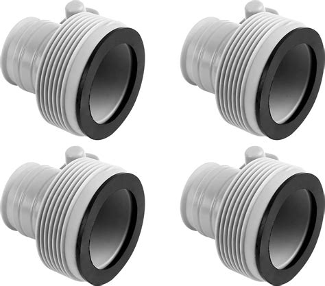 Cavla 4 Pcs Type B Hose Adapter Intex Hose Conversion Adapter B Kit 1 25 To 1 5 Hose