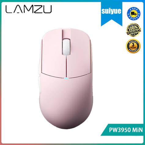 Lanzu Atlantis Mini Apricot Pollen Champion 51g Wireless Mouse Fearless