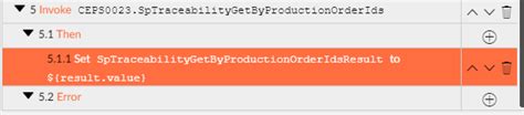 stored procedure result angular radzen