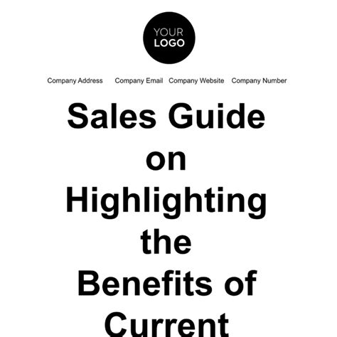 Sales Guide On Highlighting The Benefits Of Current Incentive Plans