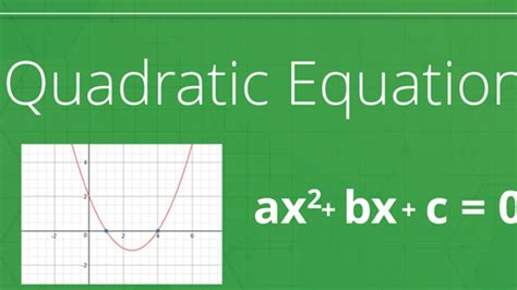 Quadratic Equation Applications In Engineering