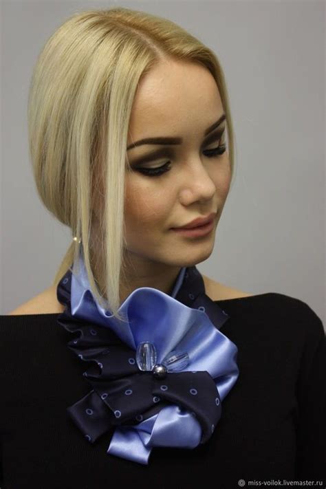 Украшение Голубое озеро в интернет магазине на Ярмарке Мастеров Шарфы Москва доставка по