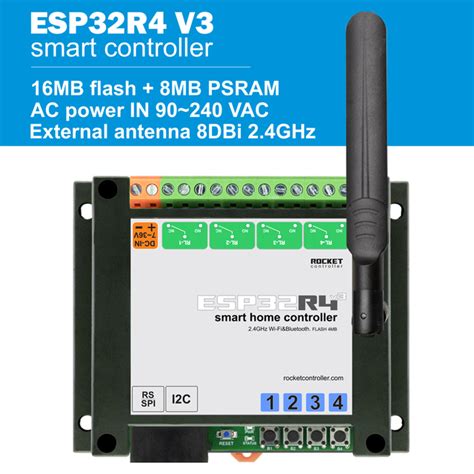ESP Relay Controller Board For Wi Fi Bluetooth TASMOTA Smart Home System Home Assistant