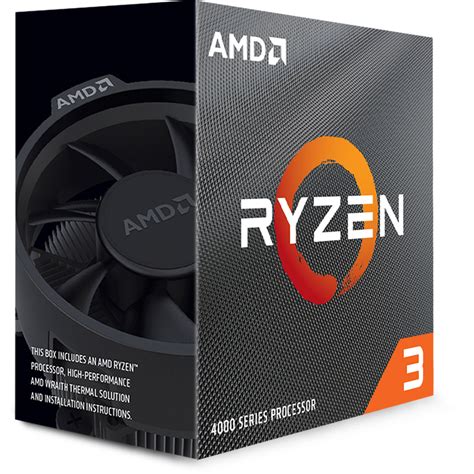 AMD Ryzen 3 4100 3 8 GHz Quad Core AM4 Processor