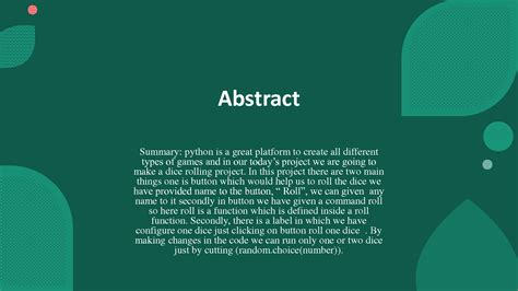 Solution Presentation On Dice And Roll Game Python Programming Studypool