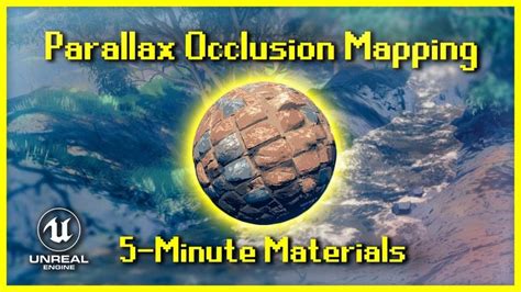 Parallax Occlusion Mapping 5 Minute Materials Ue5 Parallax Map Unreal Engine