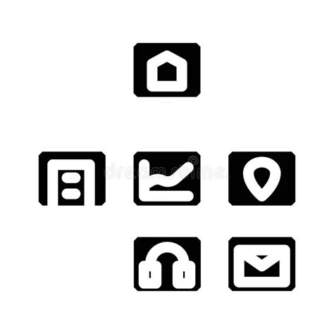 Information Architecture Ux Ui Design Glyph Icon Vector Illustration Stock Illustration