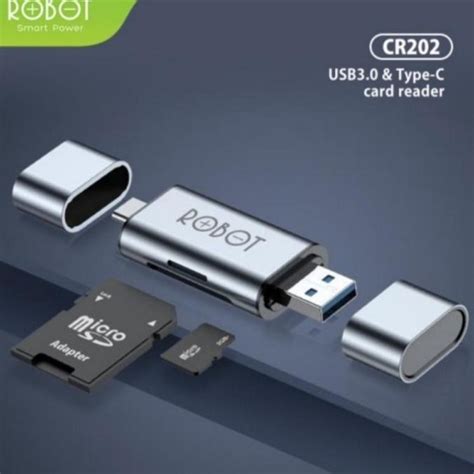Jual Robot CR Card Reader Otg Type C Card Reader Robot Usb Usb C Shopee Indonesia